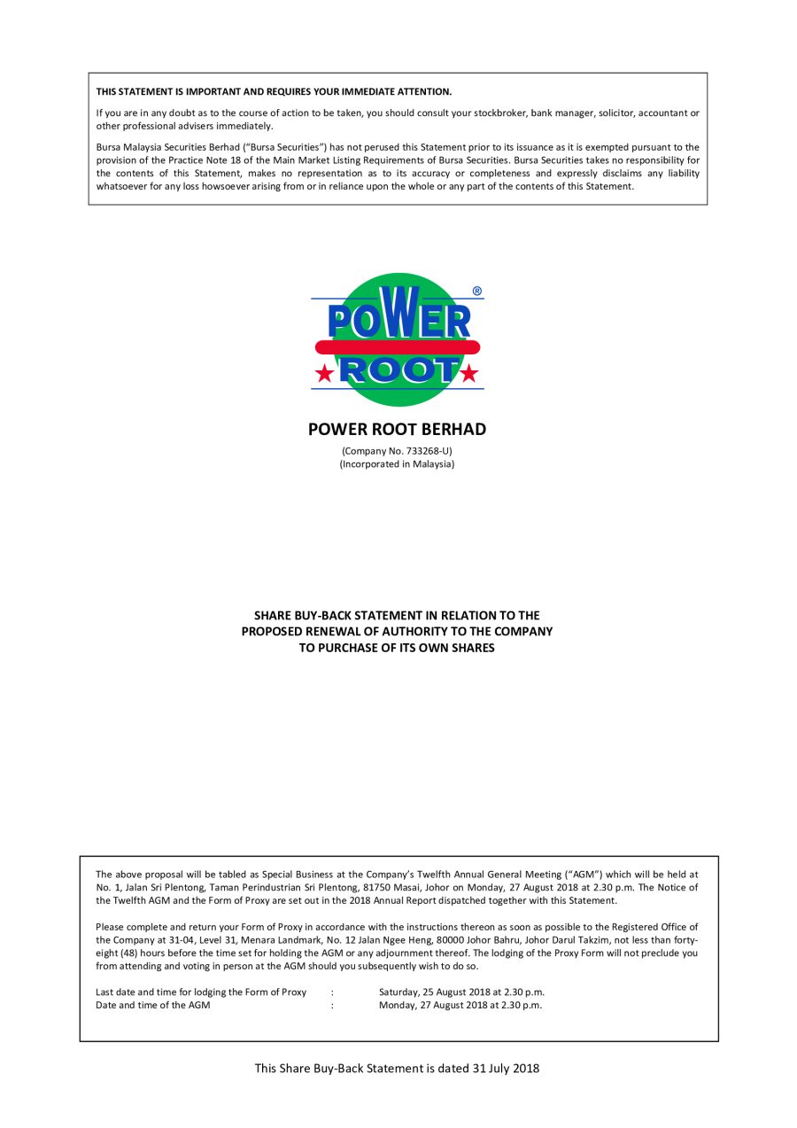 Circulars - Power Root