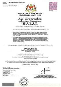 Halal Certificates - Power Root